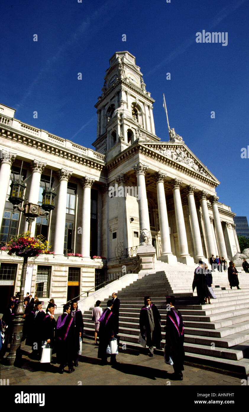 Hampshire Portsmouth Guildhall University graduation day Stock Photo ...