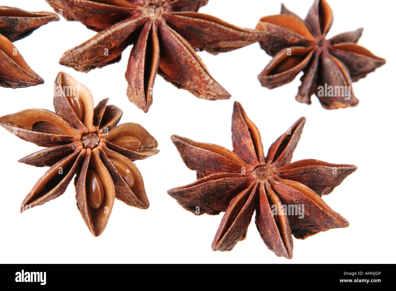 Anis seed closeup isolated on white background Stock Photo - Alamy