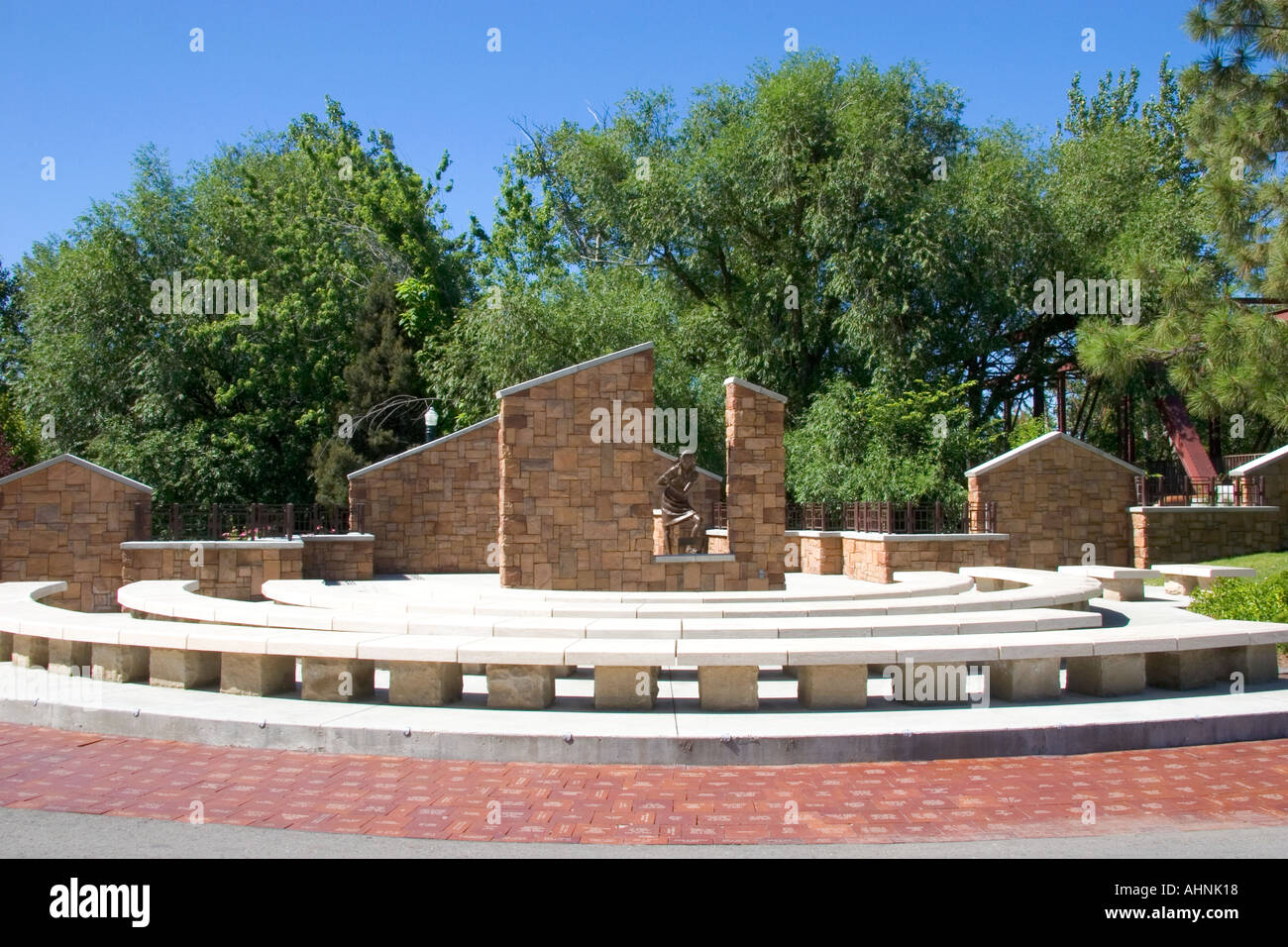 The Idaho Anne Frank Human Rights Memorial Boise Idaho Stock Photo - Alamy