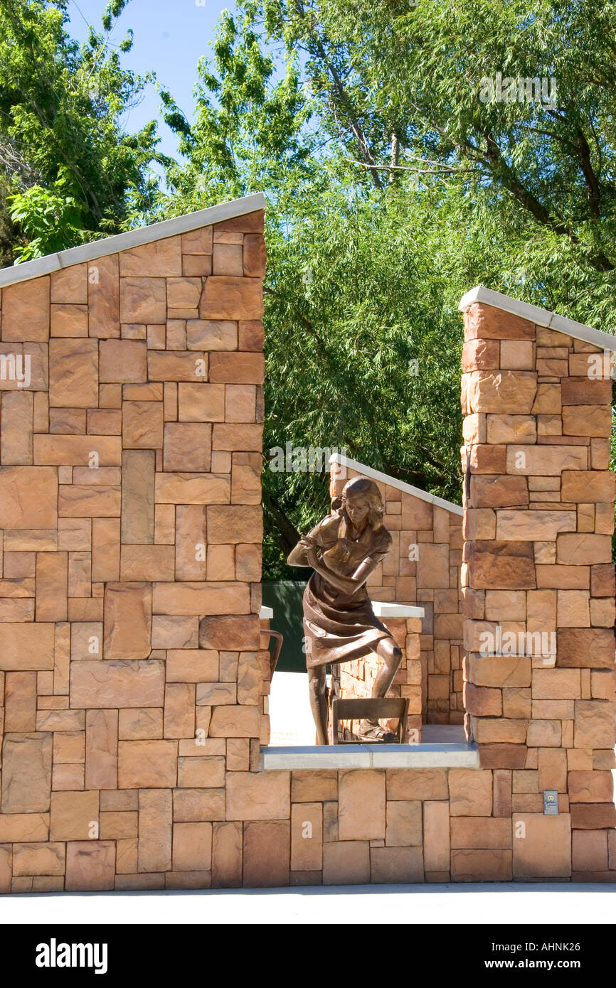 The Idaho Anne Frank Human Rights Memorial Boise Idaho Stock Photo - Alamy
