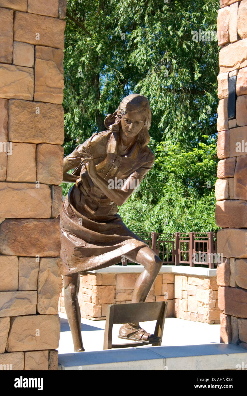 The Idaho Anne Frank Human Rights Memorial Boise Idaho Stock Photo - Alamy