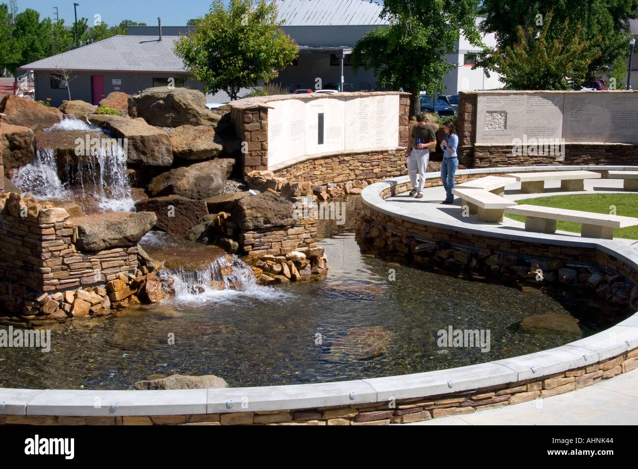 The Idaho Anne Frank Human Rights Memorial Boise Idaho Stock Photo - Alamy