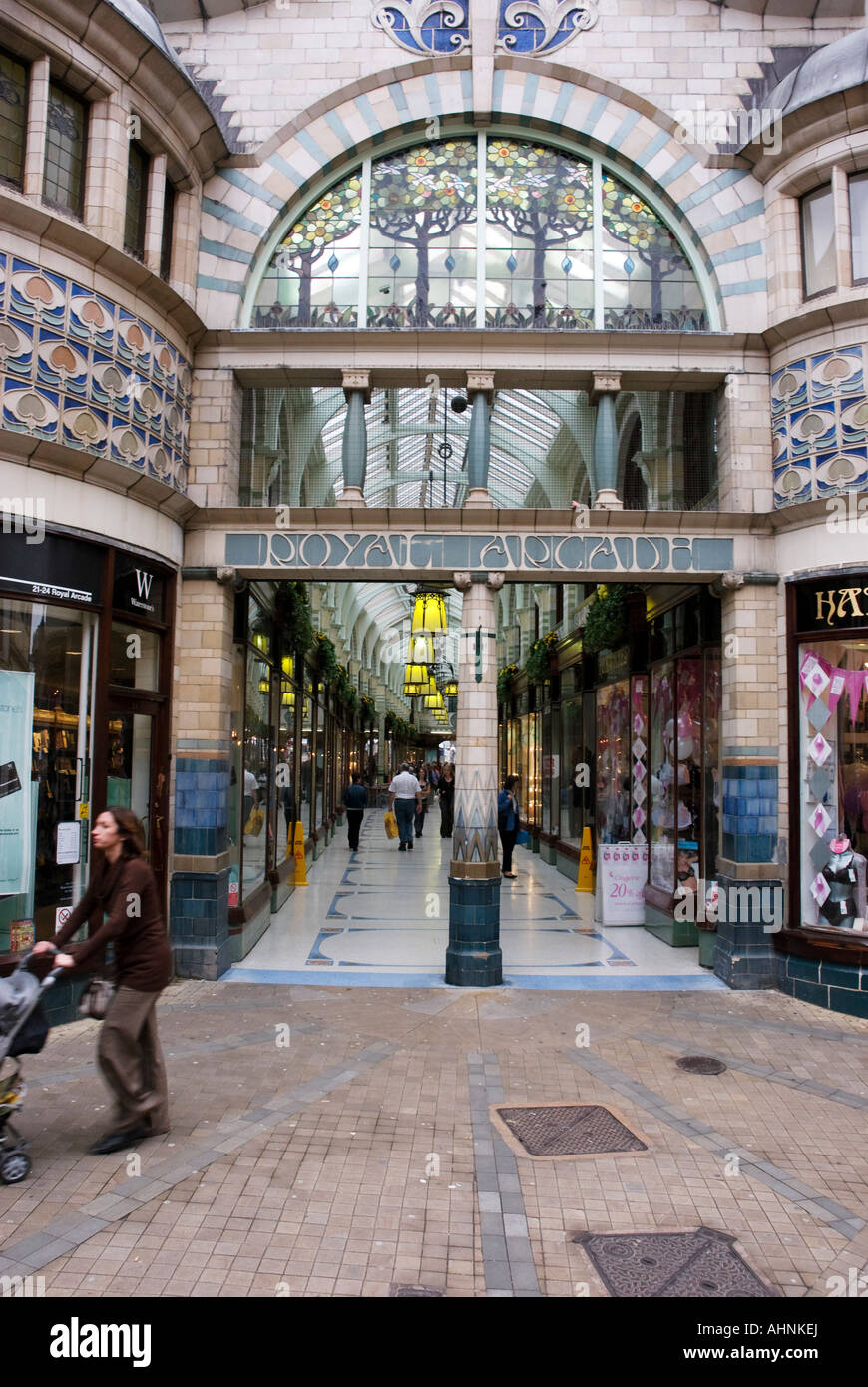 Royal Arcade entrance Stock Photo - Alamy