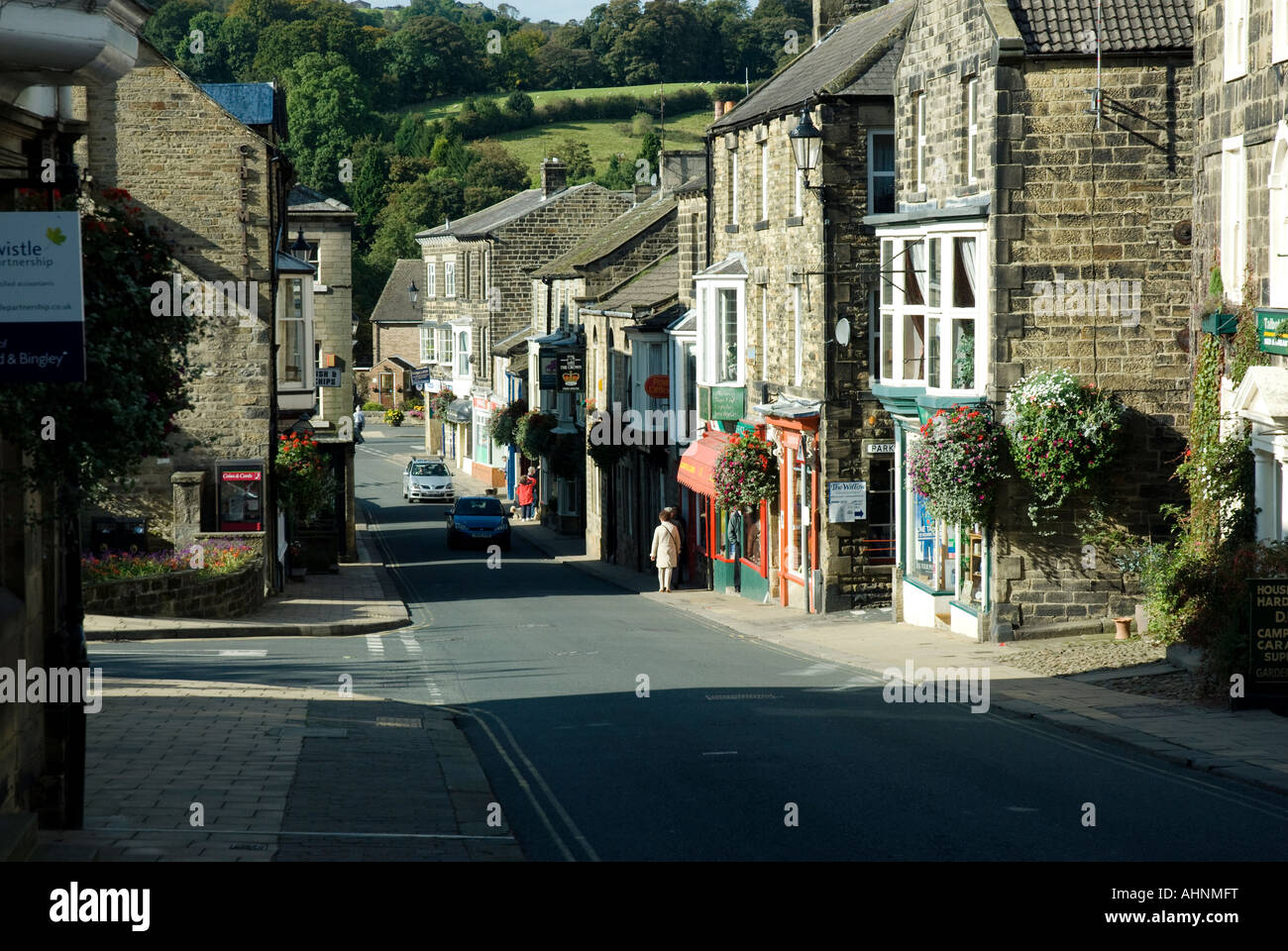 Pateley bridge main street hi-res stock photography and images - Alamy