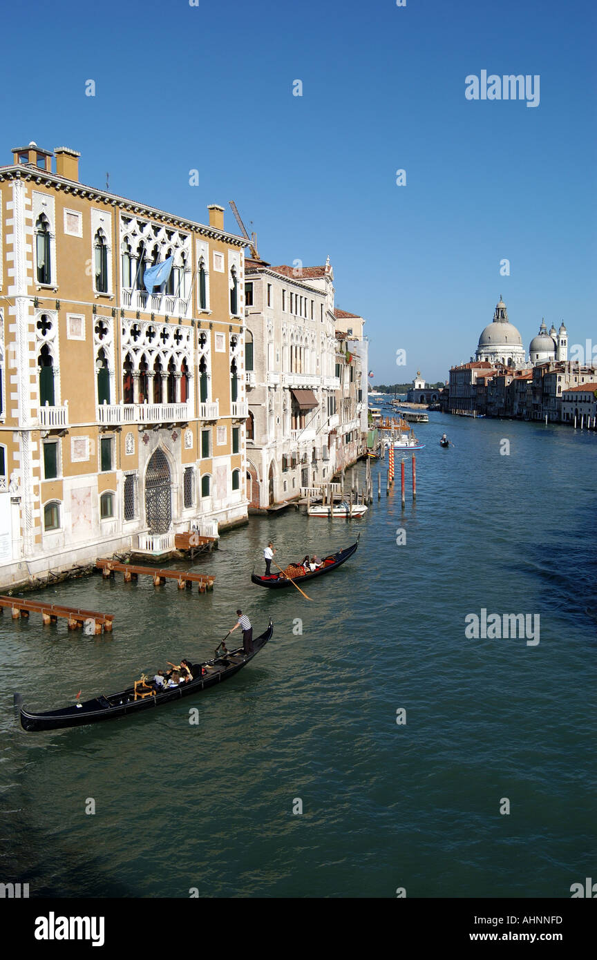 Chiesa Di Santa Maria Della Salute With Gondolas And Canal Grande