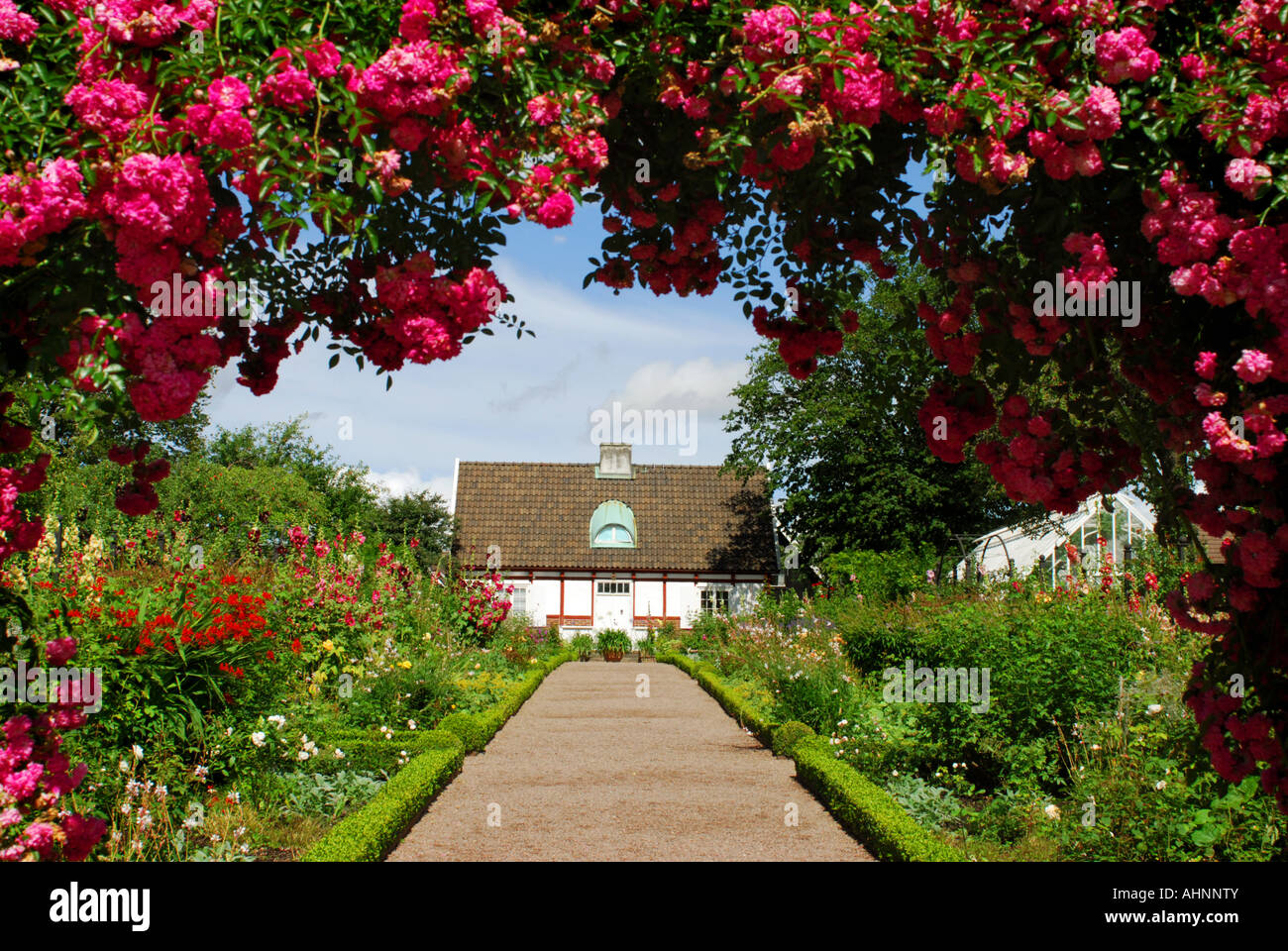 Garden cottage within the grounds of Sofiero Slott or Palace in ...