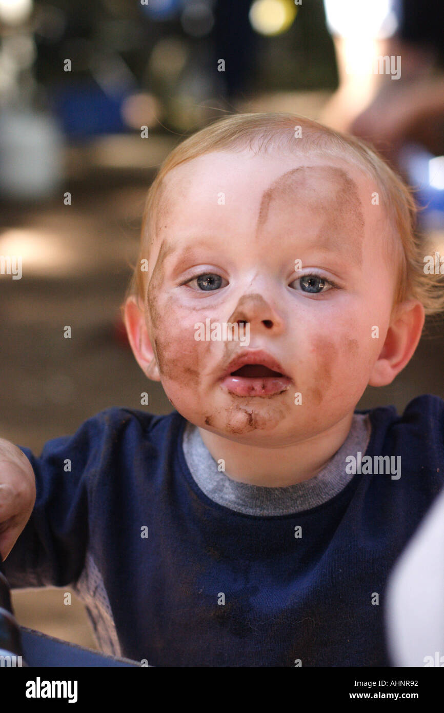 Boy With Muddy Face High Resolution Stock Photography and Images - Alamy