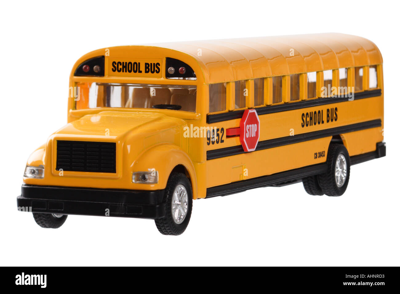 Toy School Bus Stock Photo - Alamy