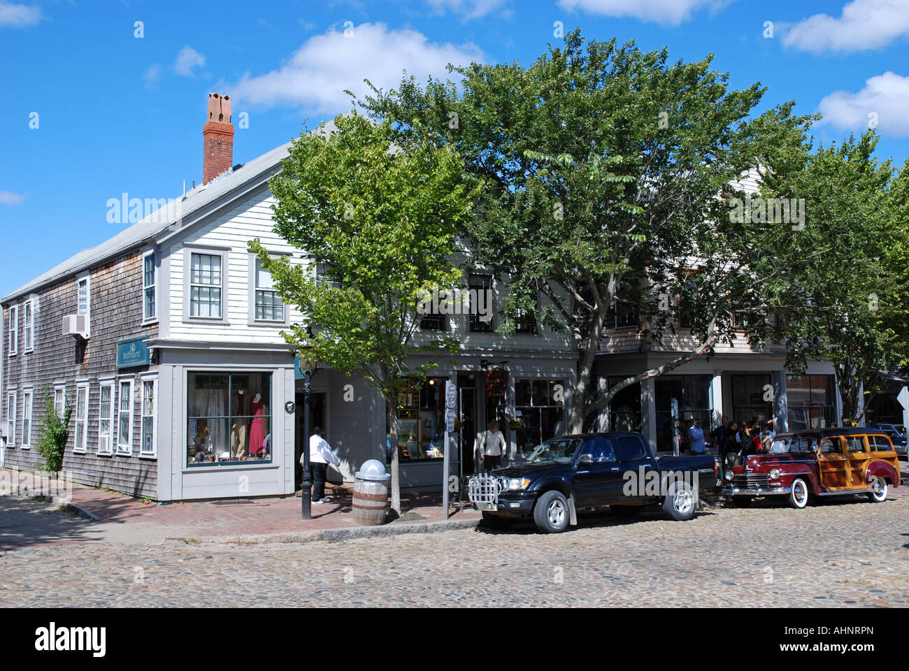 Shops Nantucket Island Massachusetts United States Stock Photo - Alamy