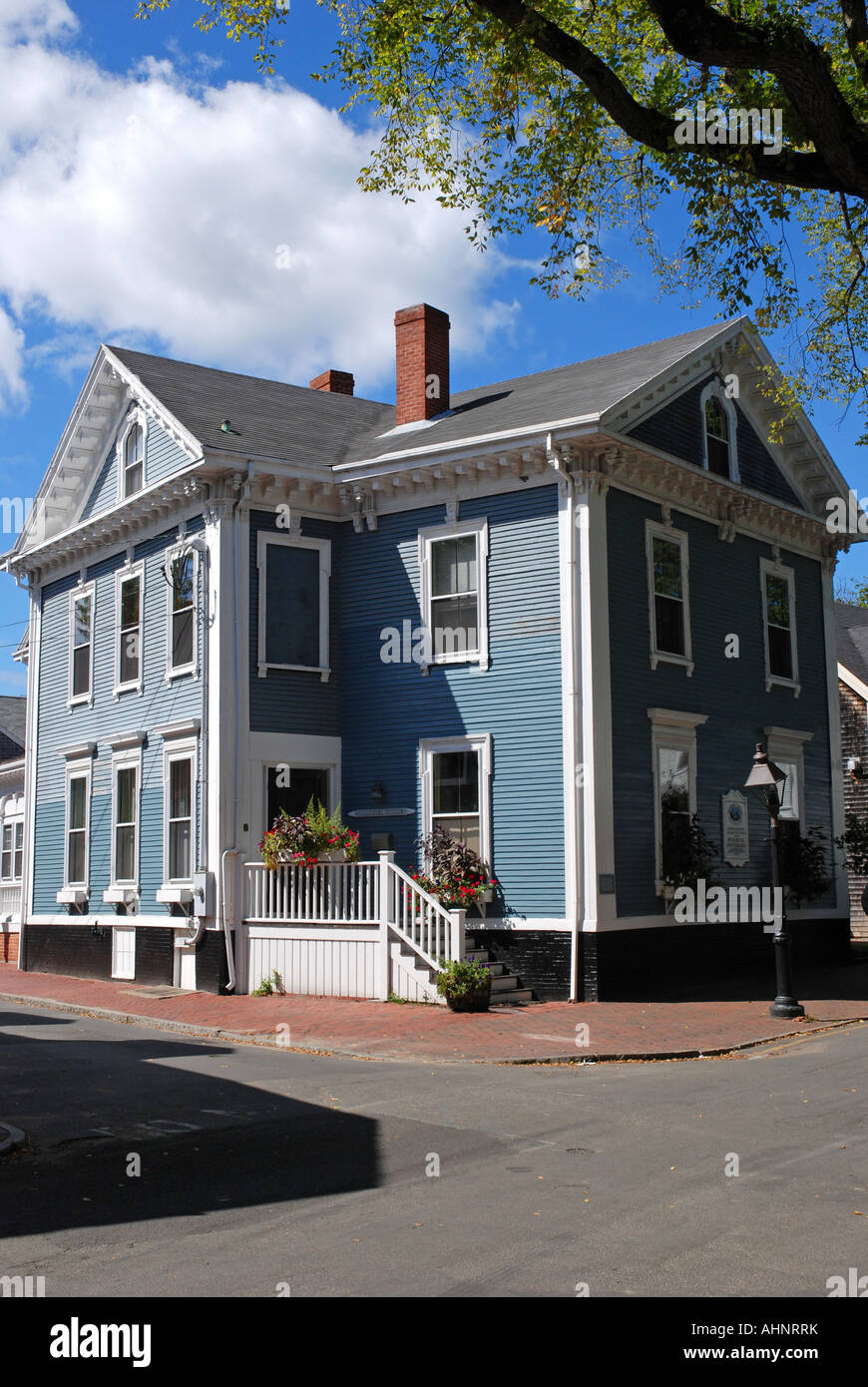 Nantucket town on the island of Nantucket Massachusetts United States ...