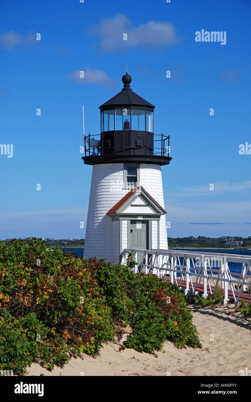 Brant Point Lighthouse Nantucket island Massachusetts Stock Photo - Alamy