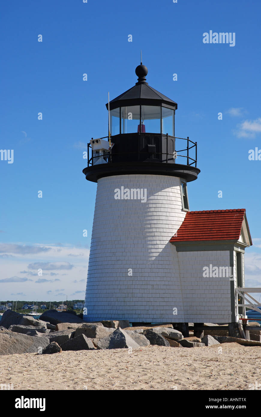 Lighthouse Nantucket island Massachusetts Stock Photo - Alamy