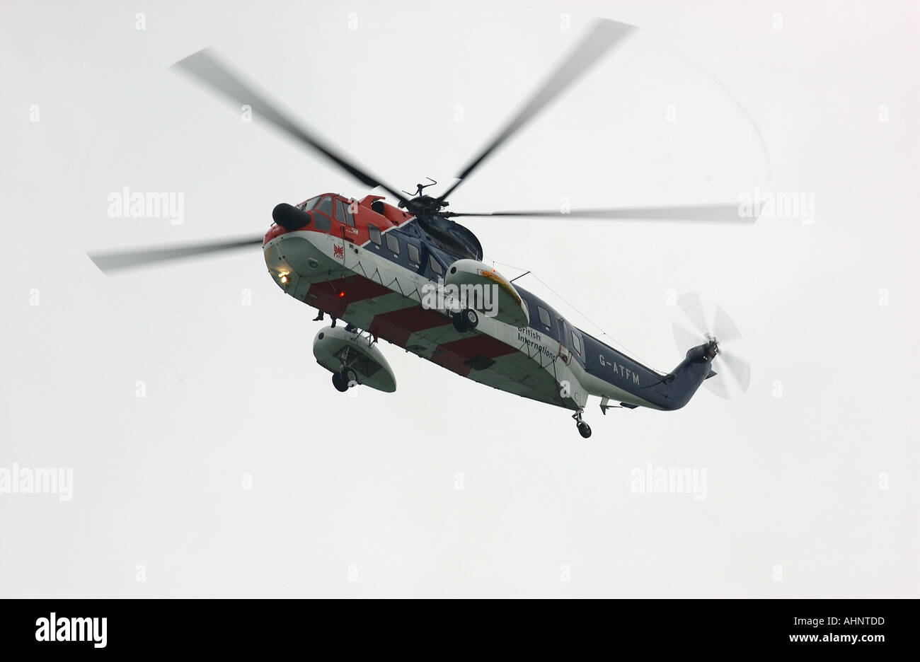 Sikorsky s 61 h 3 rescue helicopter of British International G ATFM ...