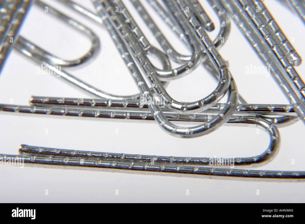 Large metal paper clips Stock Photo - Alamy