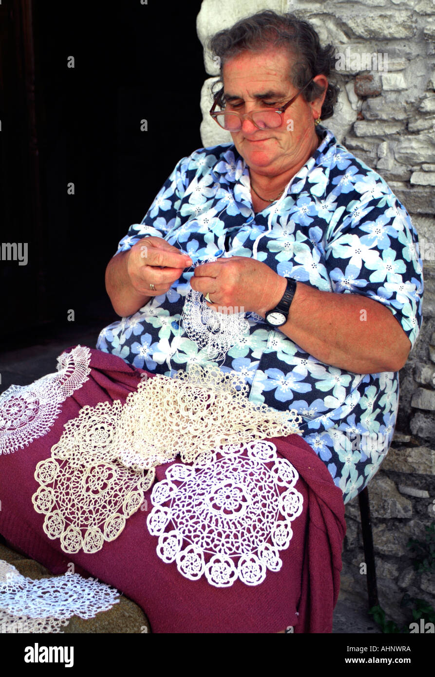 Cypriot lace making hi-res stock photography and images - Alamy