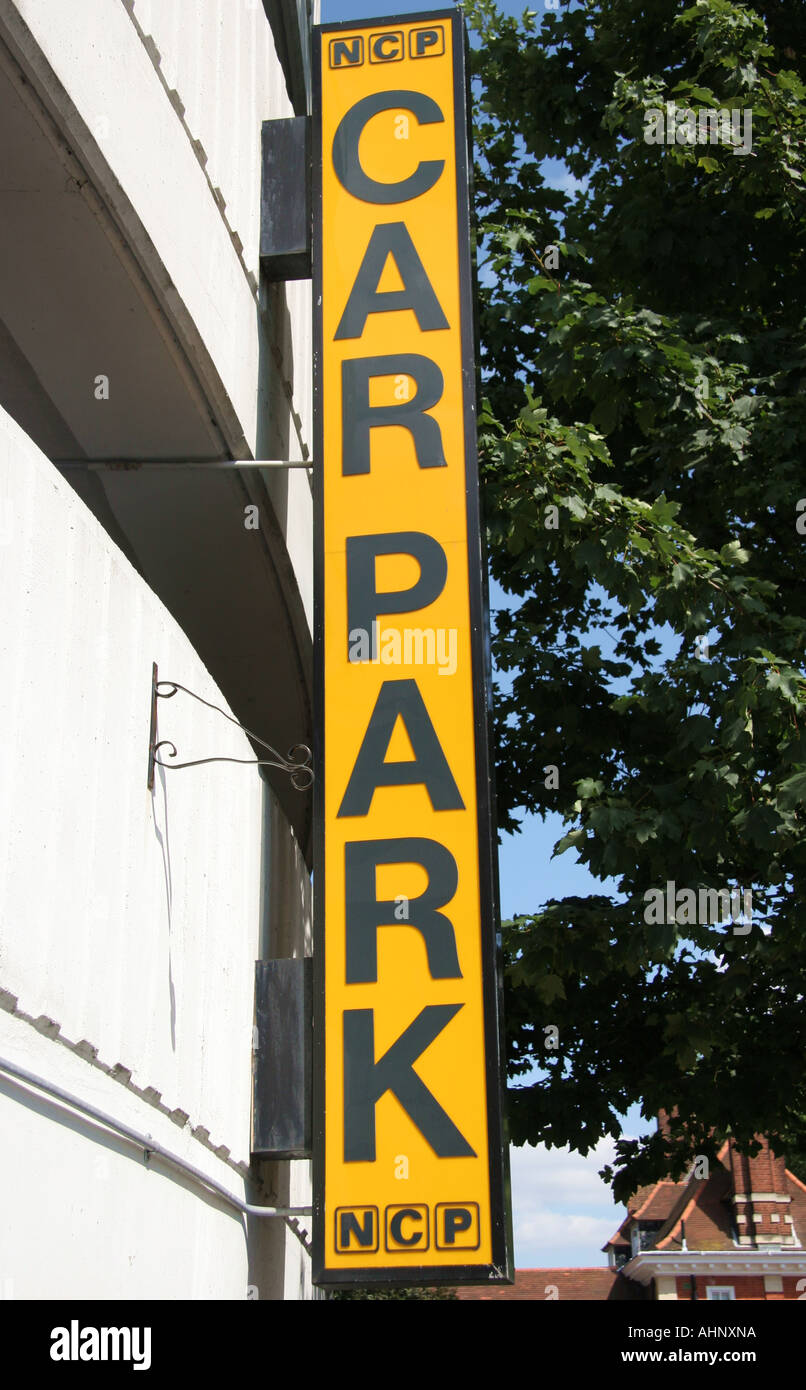 Yellow ncp sign hi-res stock photography and images - Alamy