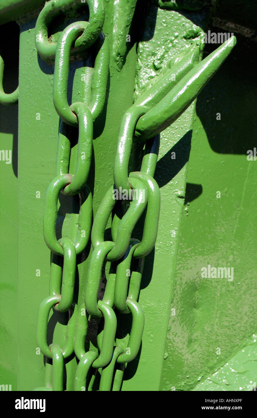 chain on hook Stock Photo - Alamy