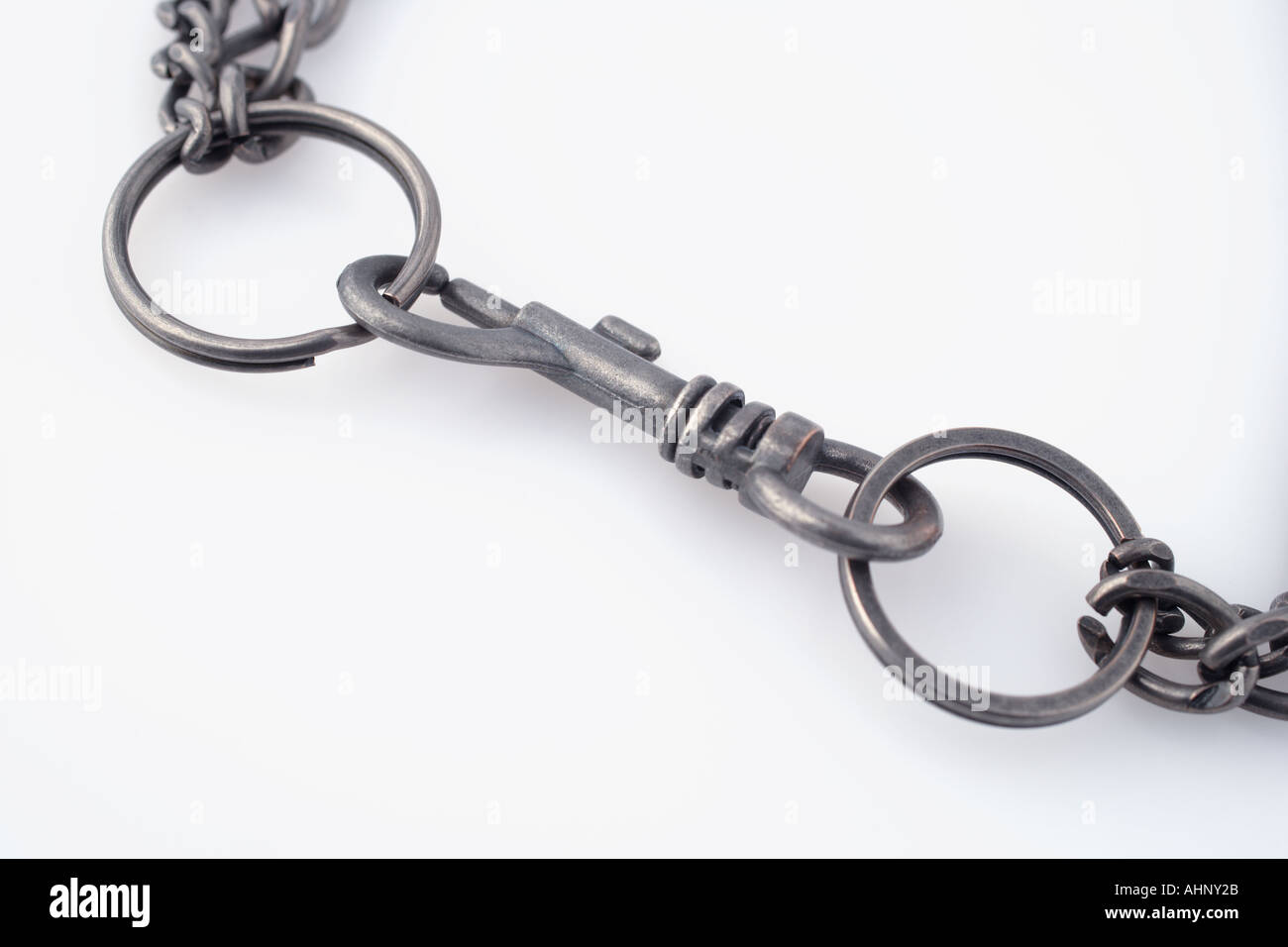 Carabiner with chain Stock Photo - Alamy