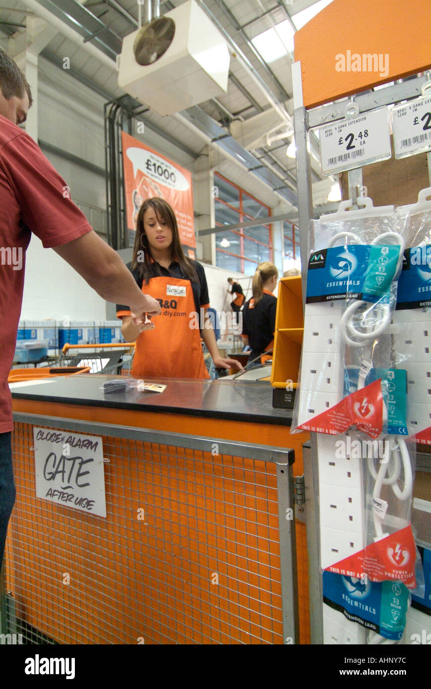 B and Q Warehouse Supercentre retail DIY store UK England Europe GB ...