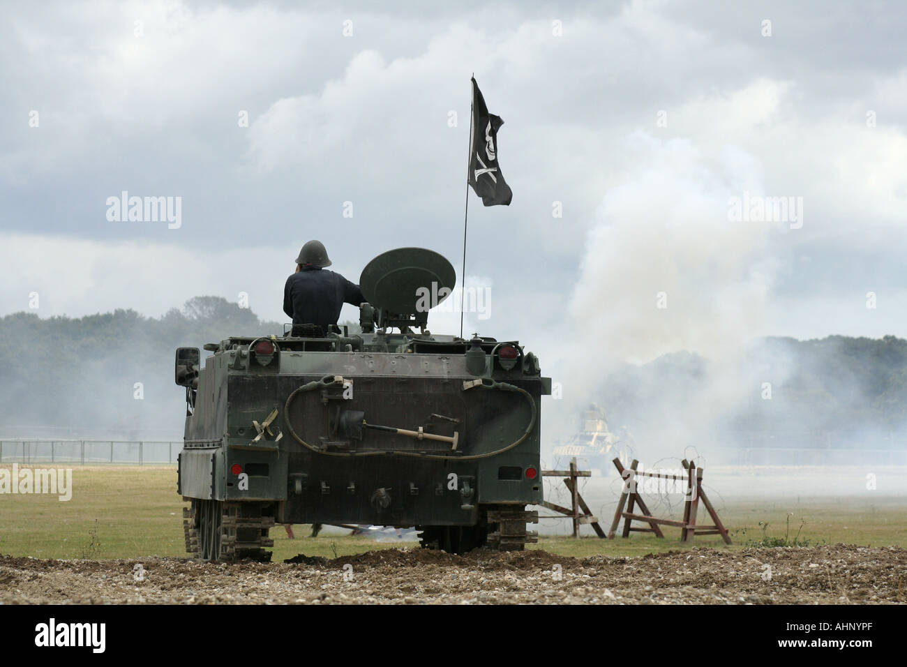 Mock Battle Bovington Tank Museum Dorset Stock Photo - Alamy