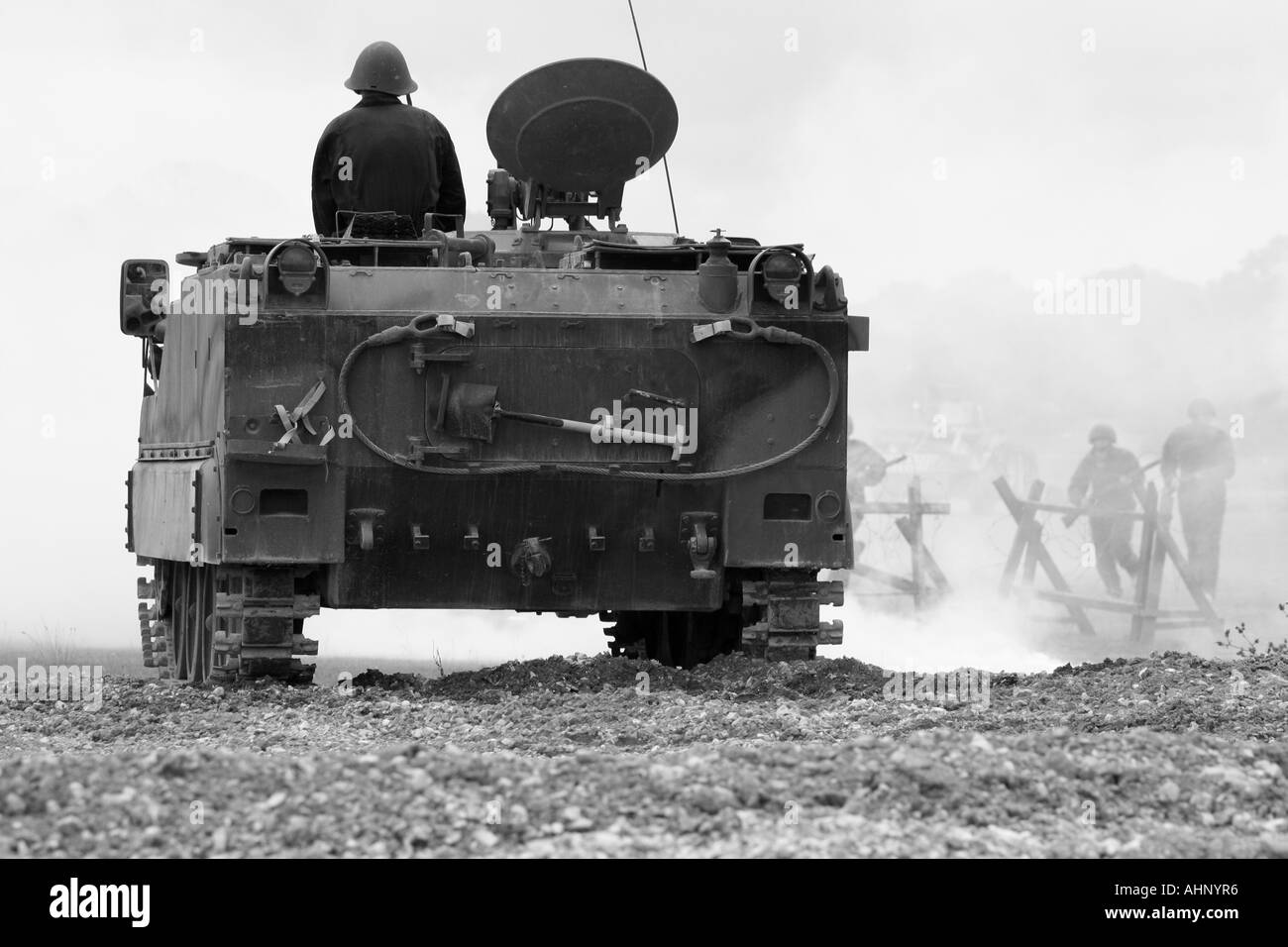 Mock Battle Bovington Tank Museum Dorset Stock Photo - Alamy