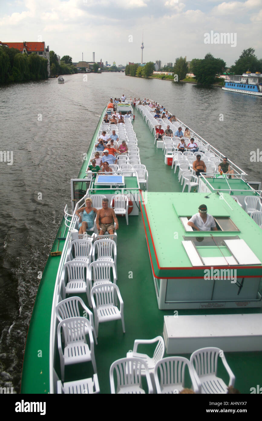 Berlin River Boat 1 Stock Photo - Alamy