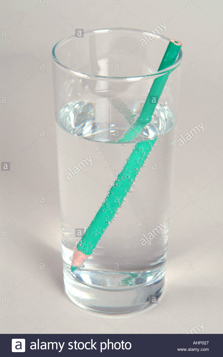 Refraction Pencil Stock Photos & Refraction Pencil Stock Images - Alamy