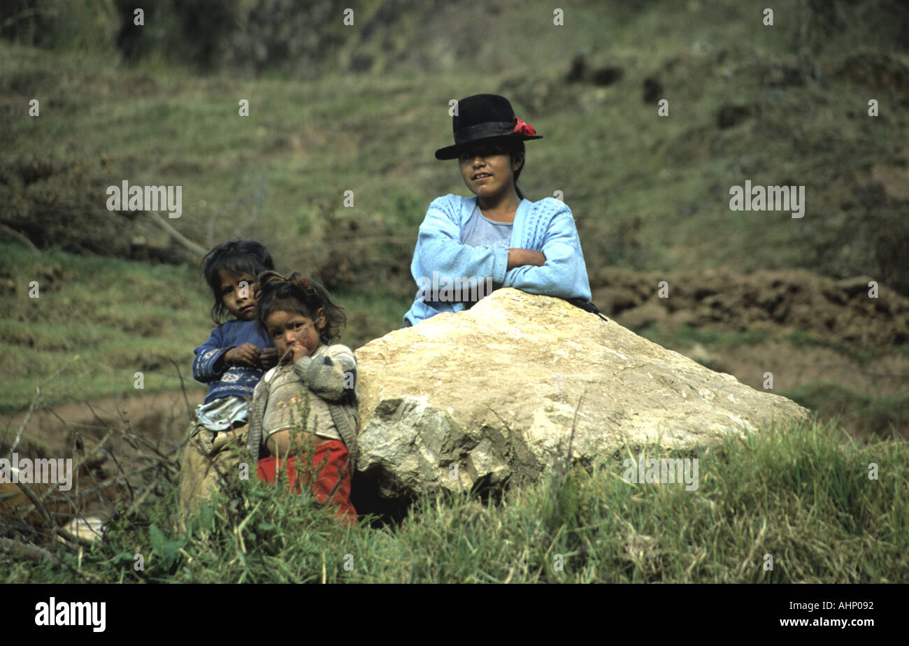 Peru Andes South America Latin America people Stock Photo - Alamy