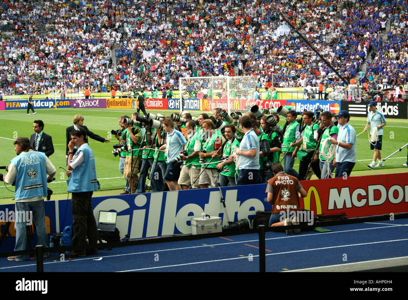 Photographers gather at World Cup Final 2006 Stock Photo - Alamy