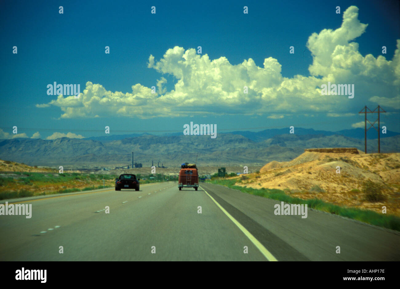 Nevada motorway landscape hi-res stock photography and images - Alamy