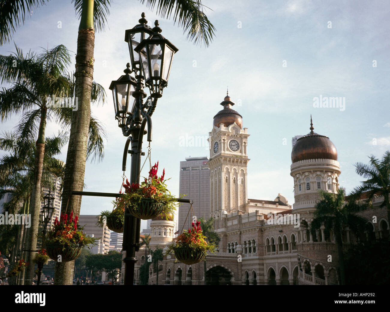 Malaysia Kuala Lumpur Merkeda Square Sultan Abdul Samad building Stock ...
