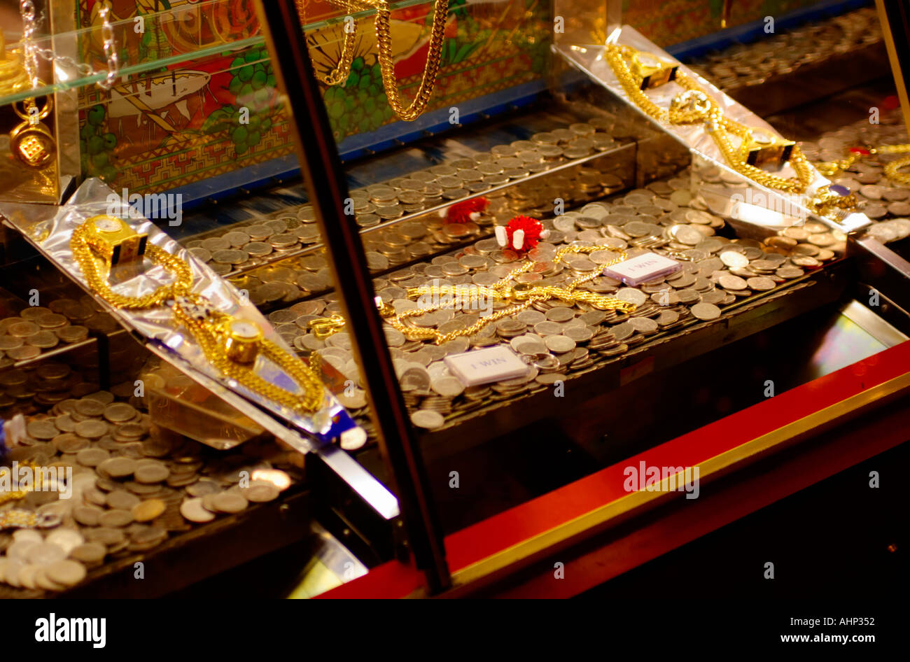 Coin push arcade game hi-res stock photography and images - Alamy