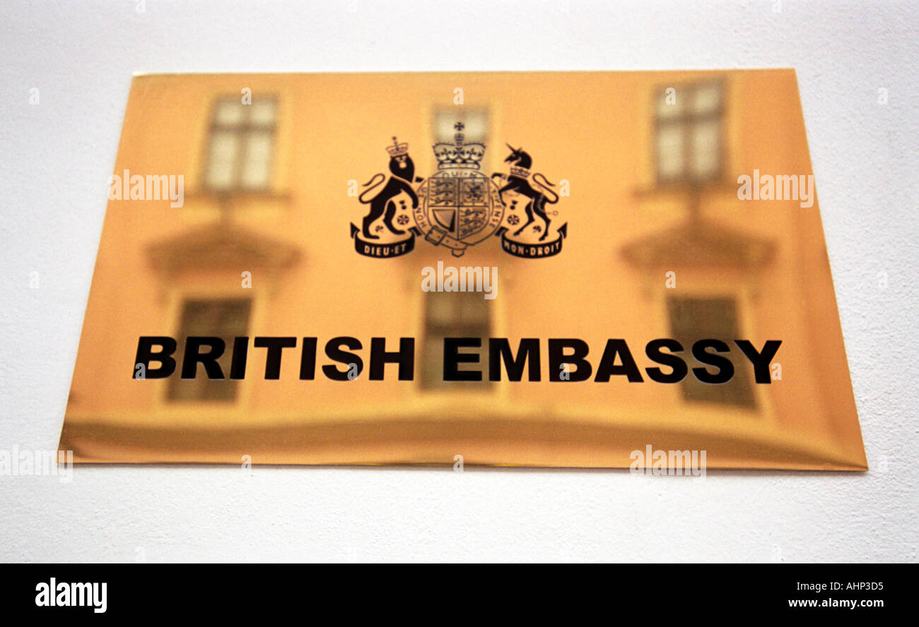 British embassy hi-res stock photography and images - Alamy