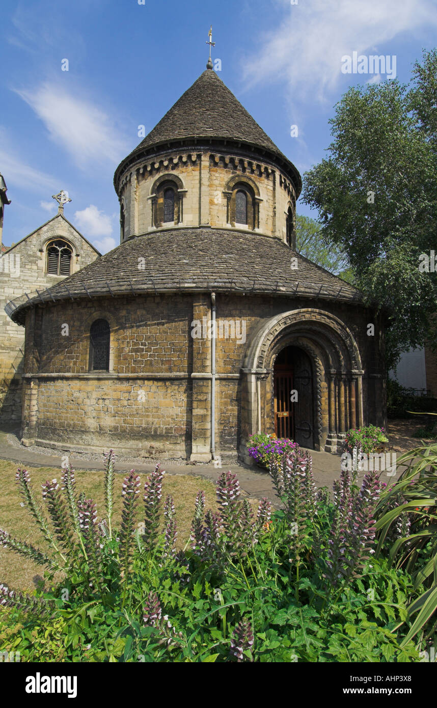 Round church Famous Norman architecture Cambridge Cambridgeshire ...