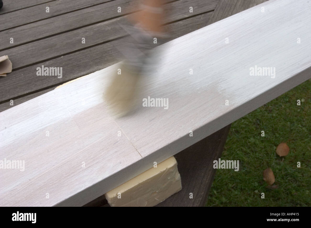 painting a board Stock Photo - Alamy