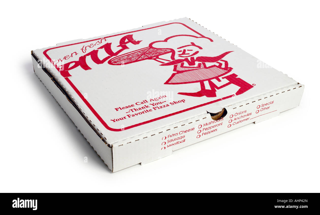 Pizza Box Cut Out High Resolution Stock Photography and Images - Alamy