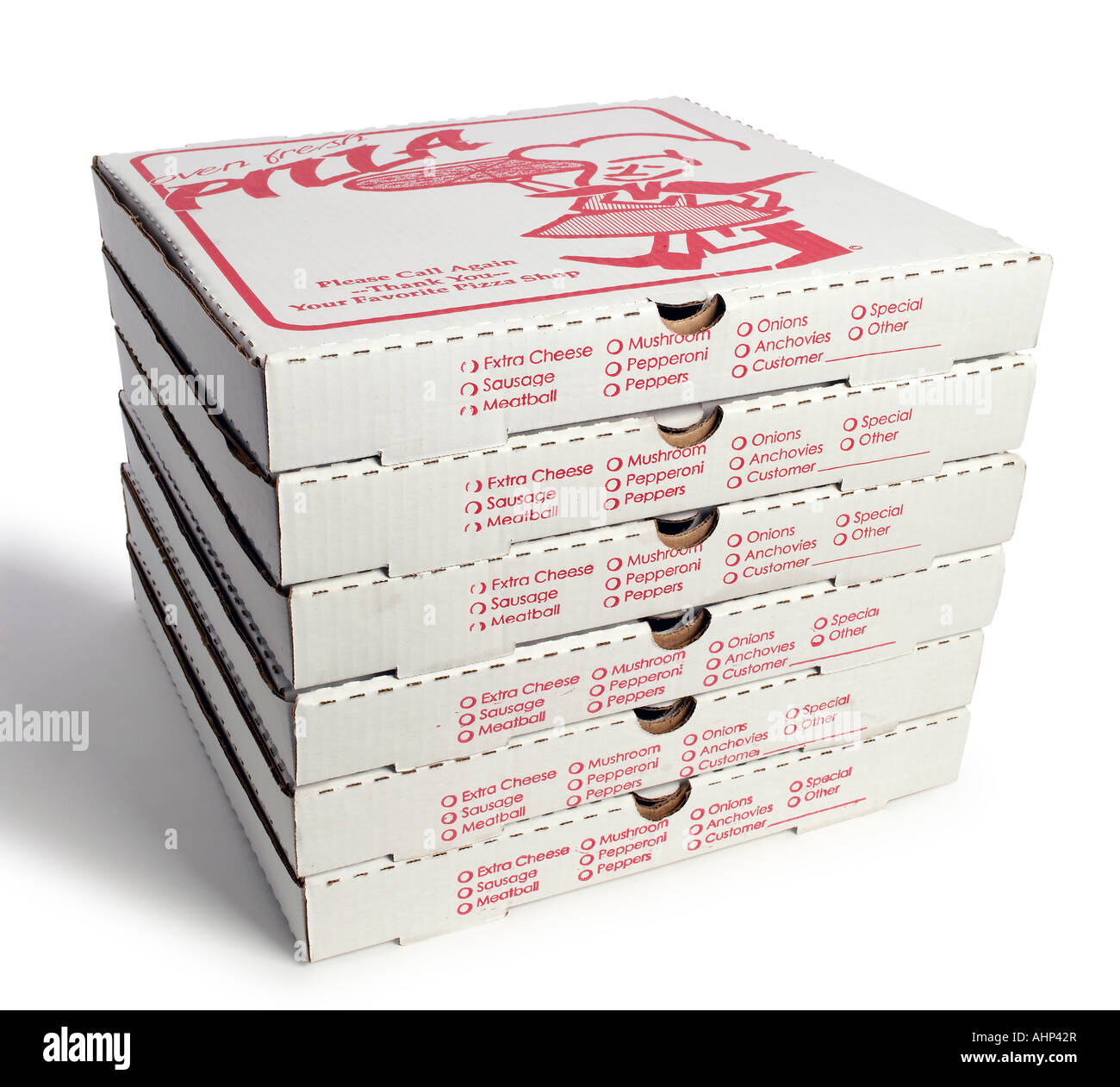 Pizza box cut out hi-res stock photography and images - Alamy