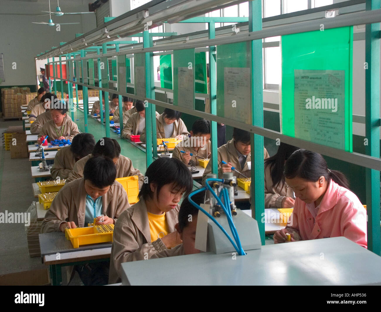Working in China Stock Photo - Alamy