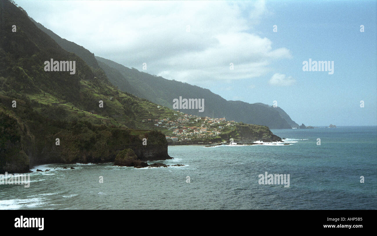 Western Madeira village of Seixal Stock Photo - Alamy