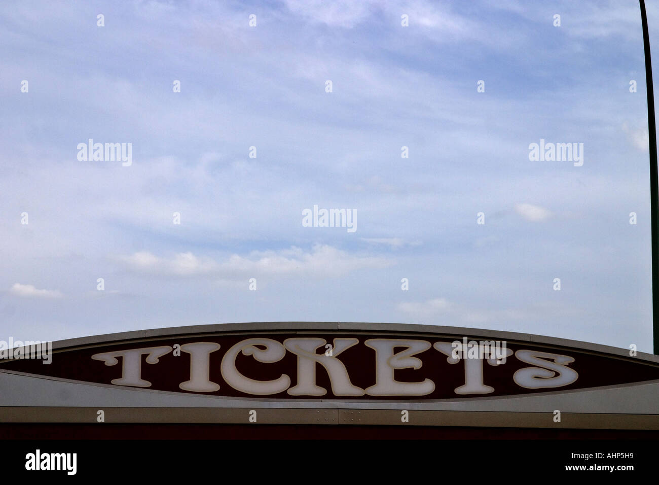 tickets sign from circus Stock Photo - Alamy