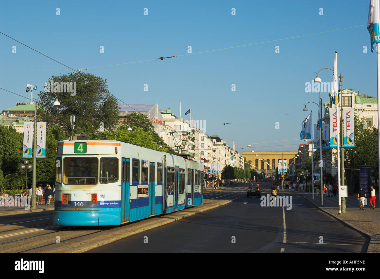 goteborg Gothenburg trams in the city centre Sweden EU Europe Stock ...