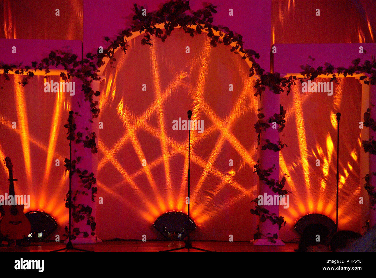 light show at an awards night Stock Photo - Alamy