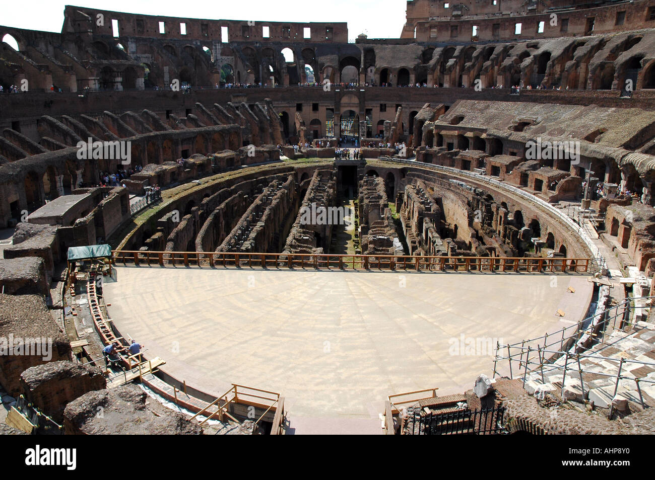 Gladiators Inside The Colosseum