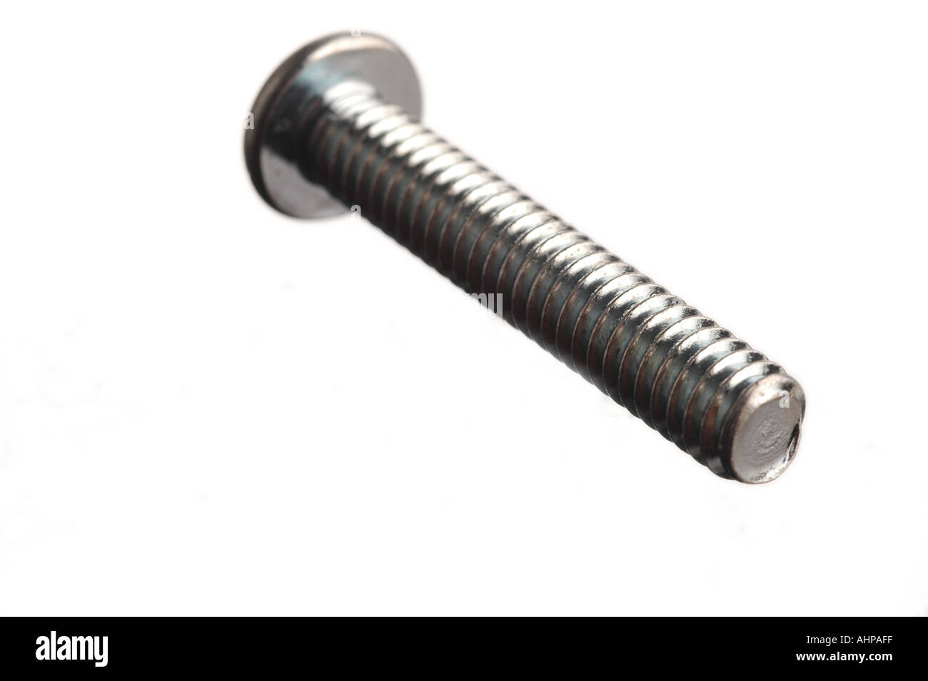 Bolt with white background Stock Photo - Alamy