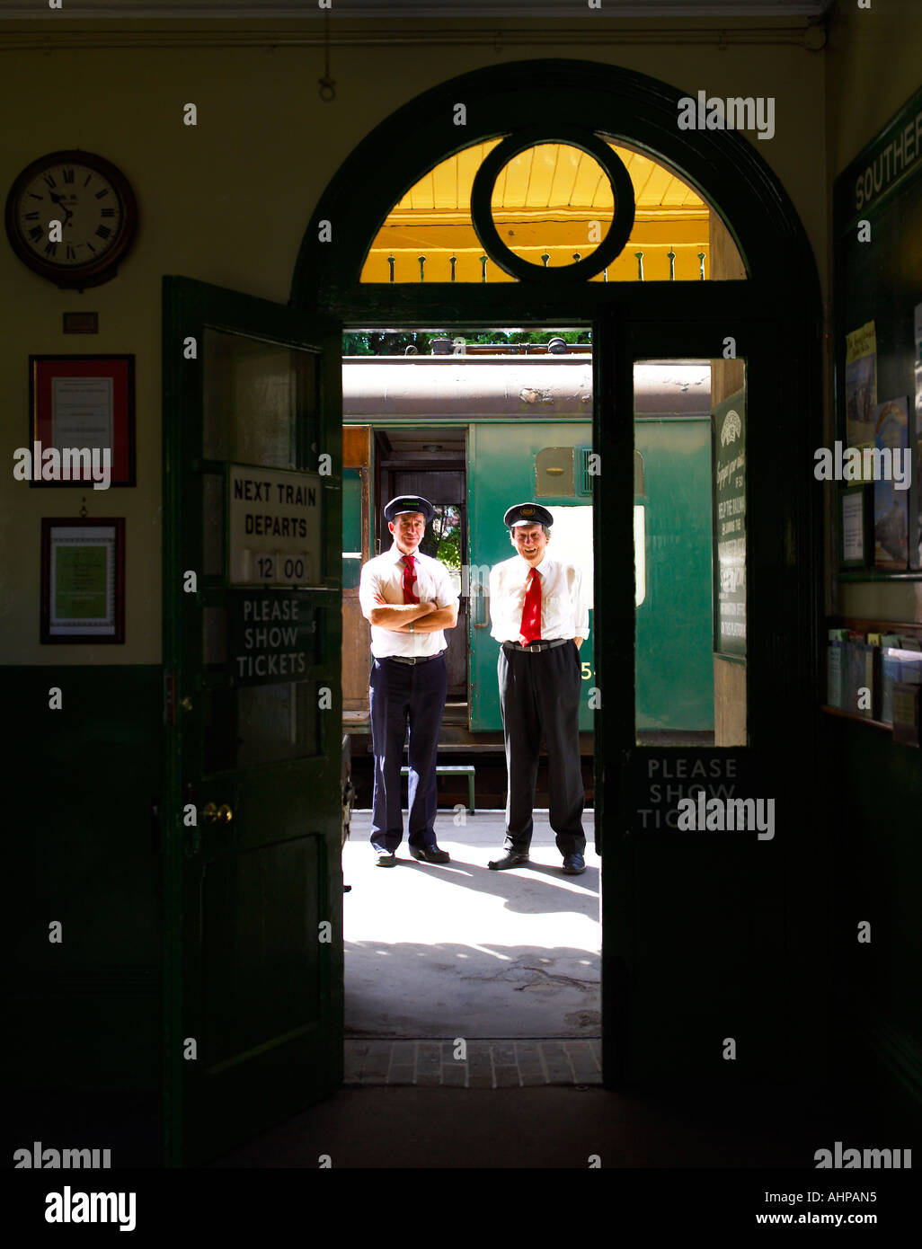 Train guards hi-res stock photography and images - Alamy