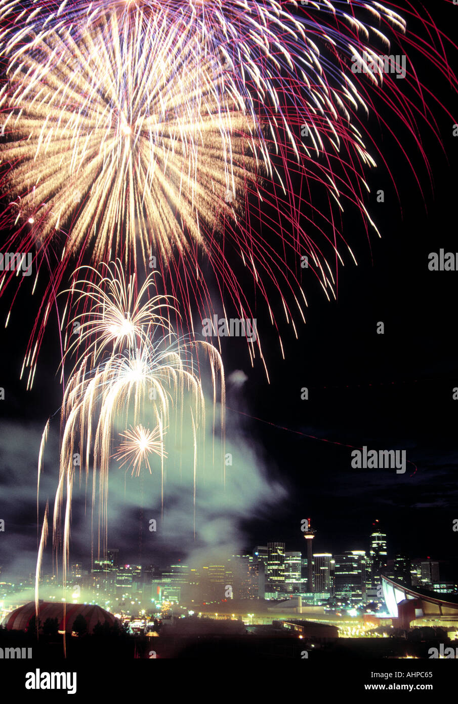 Calgary fireworks hi-res stock photography and images - Alamy