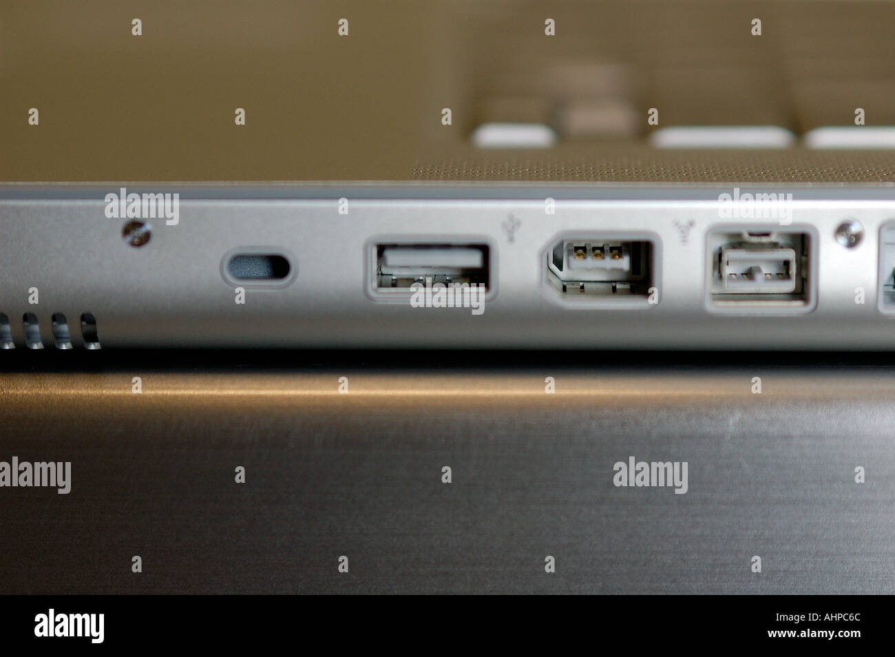 close up of computer ports Stock Photo - Alamy
