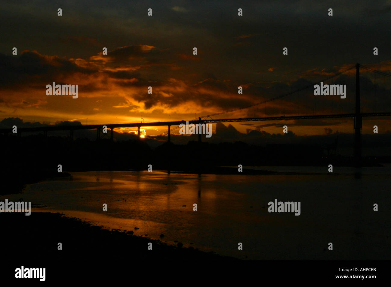 Horizontal Sunrise on Burrard Inlet First Narrows and the Lions Gate ...