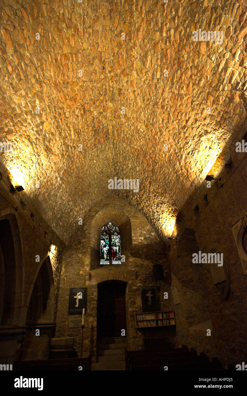 Jersey ,Channel Islands UK St Brelade's Parish Church & Fisherman's ...
