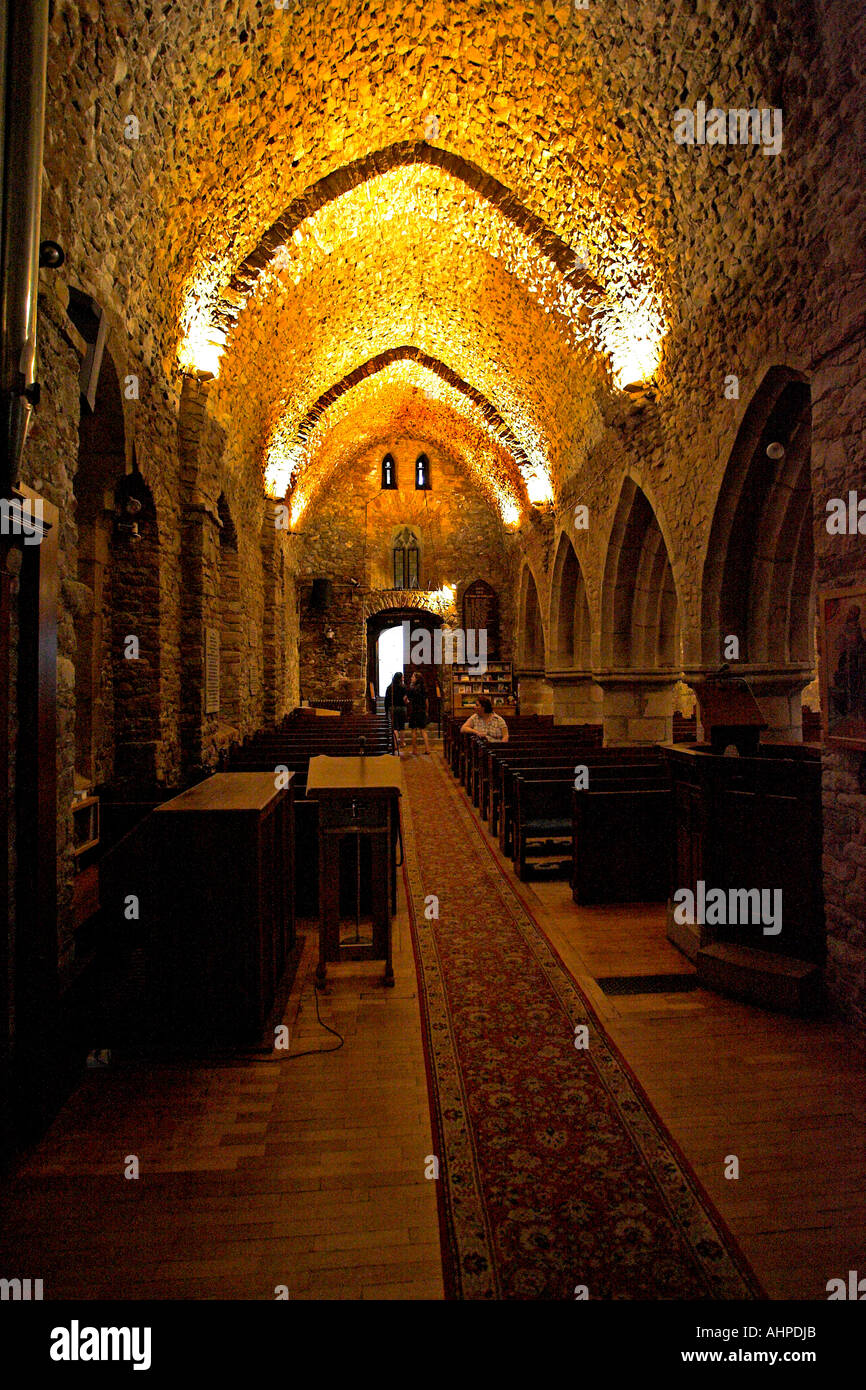 Jersey ,Channel Islands UK St Brelade's Parish Church & Fisherman's ...